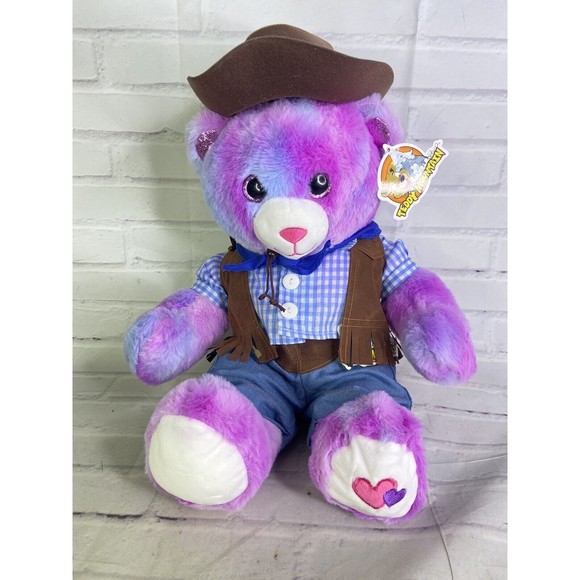 Teddy Mountain | Toys | Teddy Mountain Amore Bear Hearts With Cowboy ...